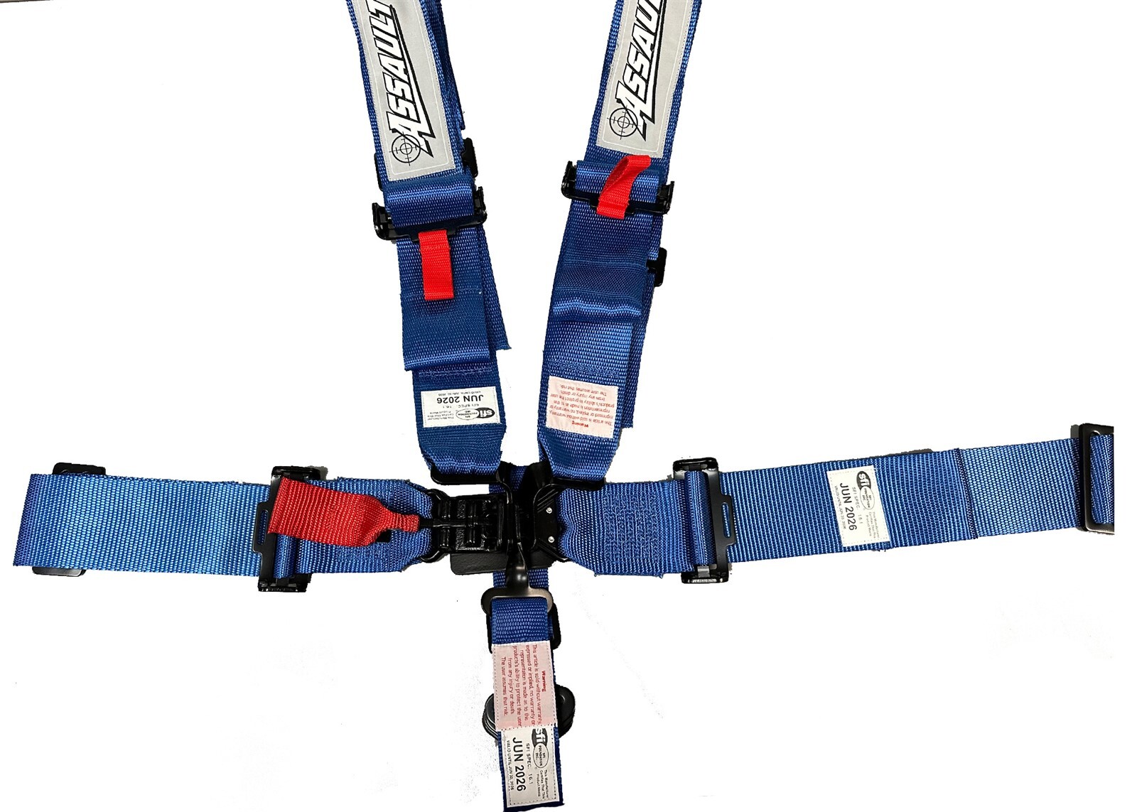 SFI Date 2026 Blue 5 Point 3" Wide Safety Race Harness Seat Belt Kit ...