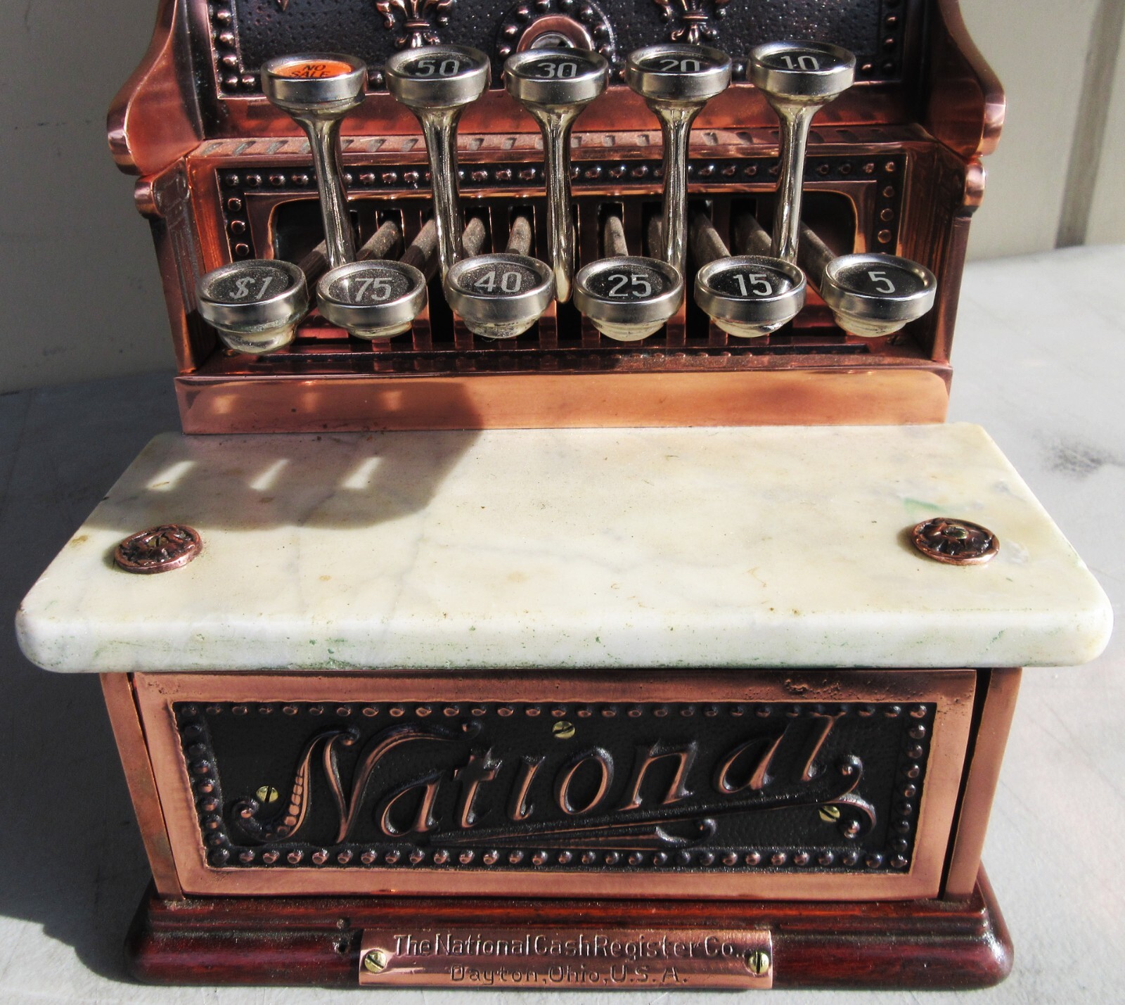 National Cash Register Model #216 Cash Register Antique Bronze Finish ...