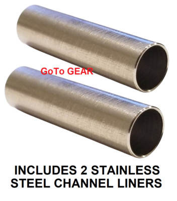 Stainless Steel Channel liner 2 Pack for Glock 17 19 20 21 23 27 Gen 1 ...