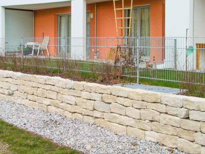 M2 Gartenmauer Mauerstein Dietfurter Kalkstein 3to. Sichtschutz ...