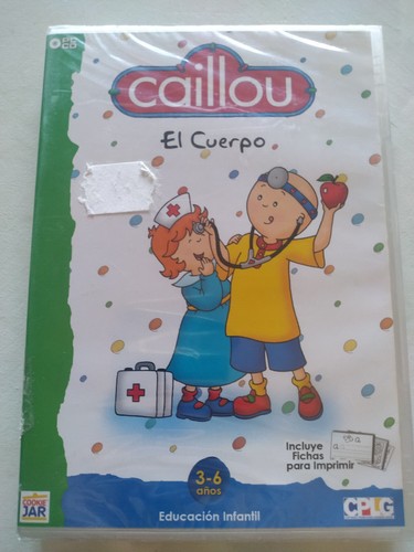 Caillou el Corps Education infantil 3-6 Ans - juego PC Cd-Rom En ...