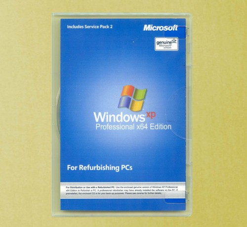 Windows XP Professional X64 Edition Full Version Disk & Product Key Pro ...