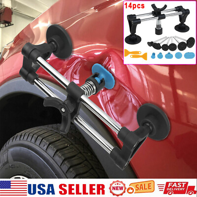 Car Paintless Dent Puller Bridge Tool Lifter Auto Body Repair Hail ...