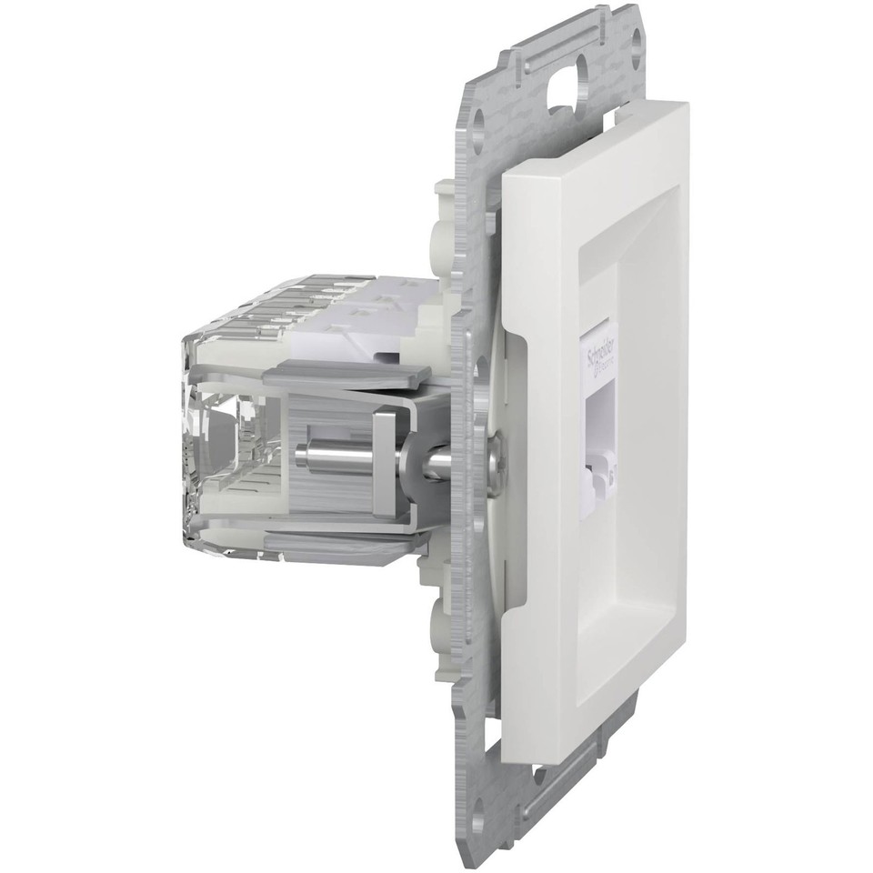 Schneider Electric Asfora RJ45 socket CAT 6 white IDC 연결 | eBay UK