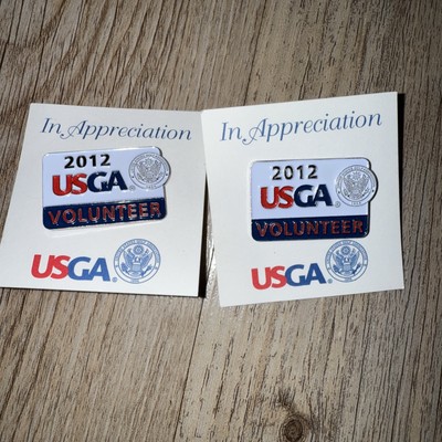 USGA 2012 Volunteer Lapel Hat Pin Golf United States Golf Association ...