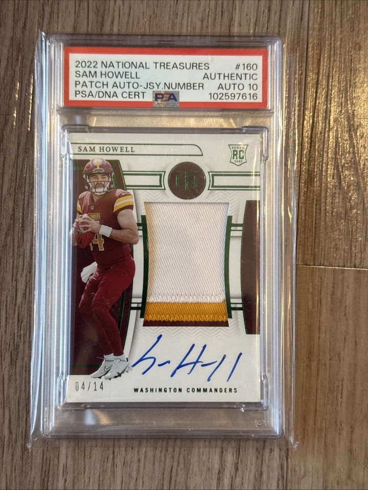 2022 Panini National Treasures - True RPA Sam Howell /14 Psa 10 | eBay