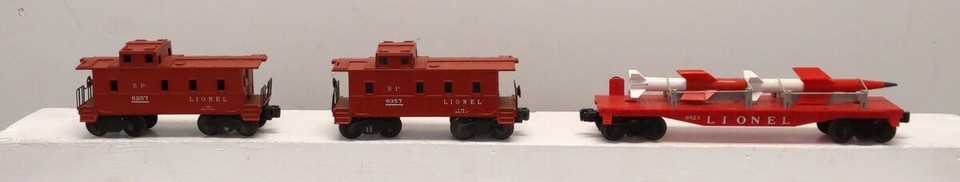Lionel Vintage O Gauge Postwar Assorted Freight Cars: 6257, 6357, 6823 ...