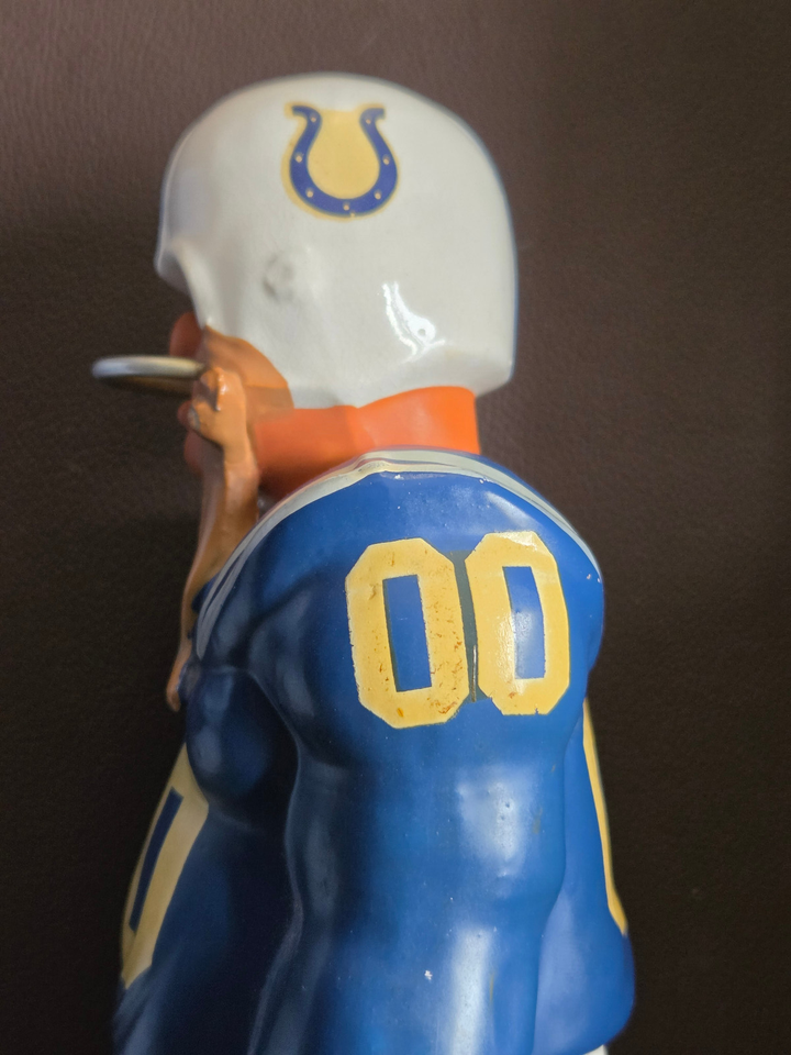 Vintage 1950s Baltimore Colts Ceramic Bank Football Player Coin Bank ...