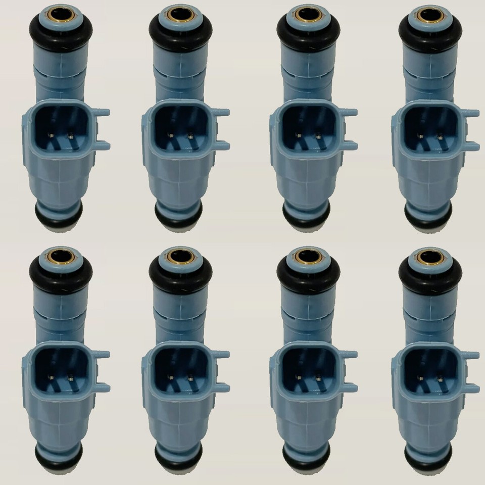 8PCS 0280155849 Fuel Injectors For Jeep Grand Cherokee Dodge Ram 1500 4 ...