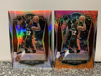 2020-21 Select JIMMY BUTLER Card Lot Premier Level Silver & Orange ...