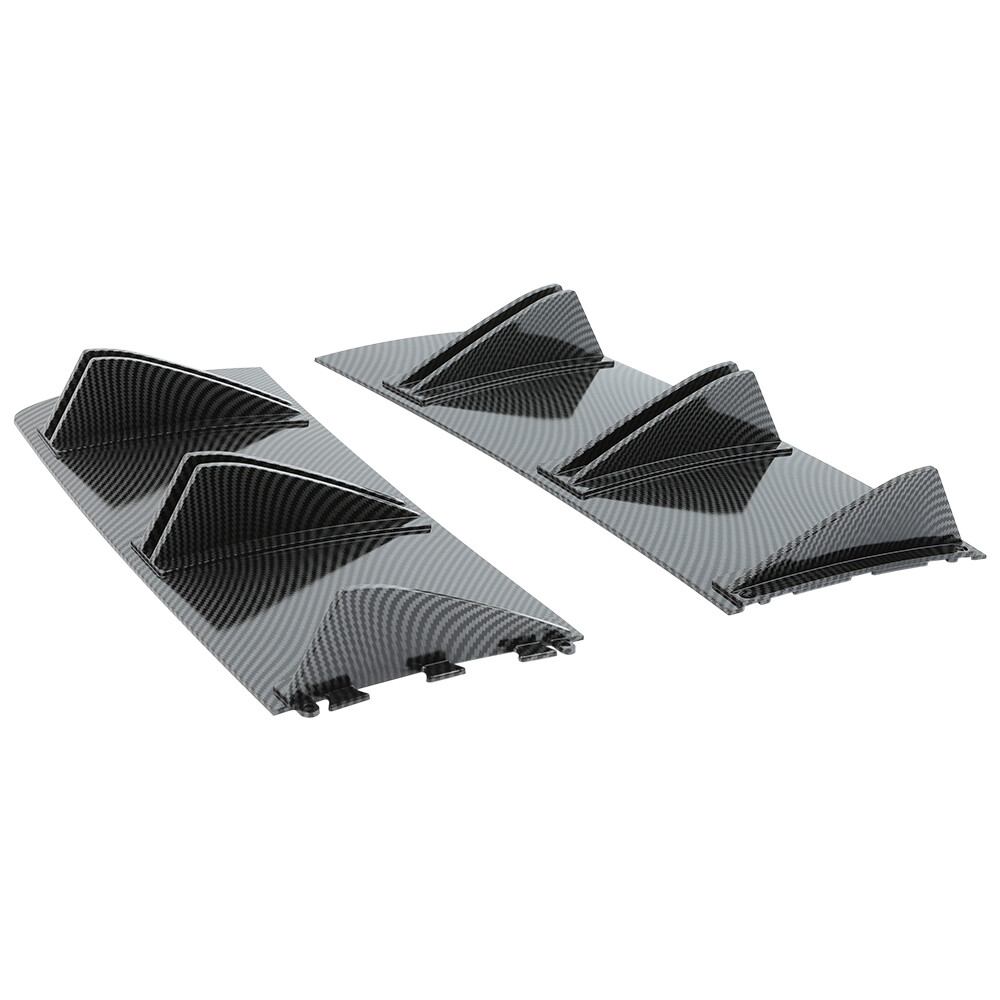 For Acura TL ILX TSX Carbon Fiber Rear Bumper Splitter Lip Diffuser ...