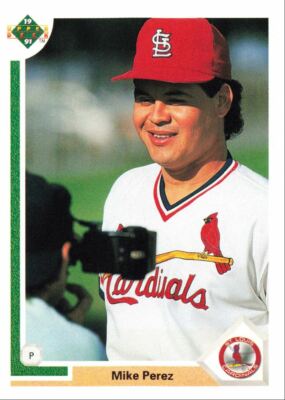 1991 Upper Deck Rookie Card Mike Perez St. Louis Cardinals #728 | eBay