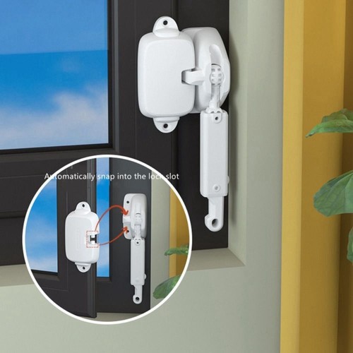 Window Restrictor Adjustable Baby & Pet Anti Opening Window Lock Safety ...