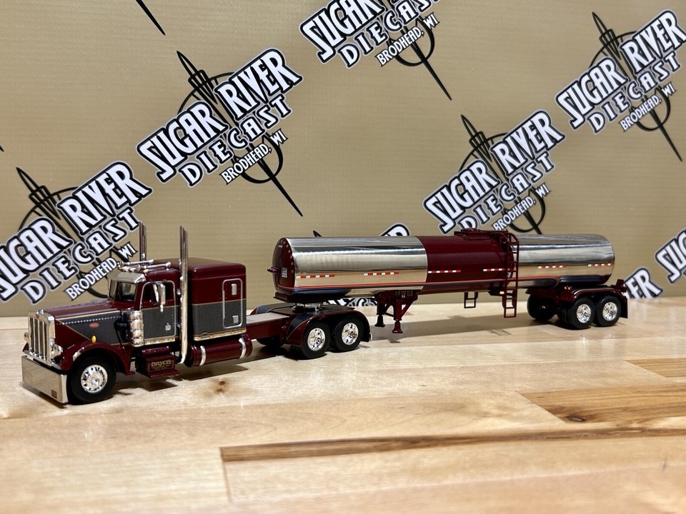 Dcp 1/64 Big Rigs Peterbilt 359 Flattop Semi Truck Farm Toy Bryce ...