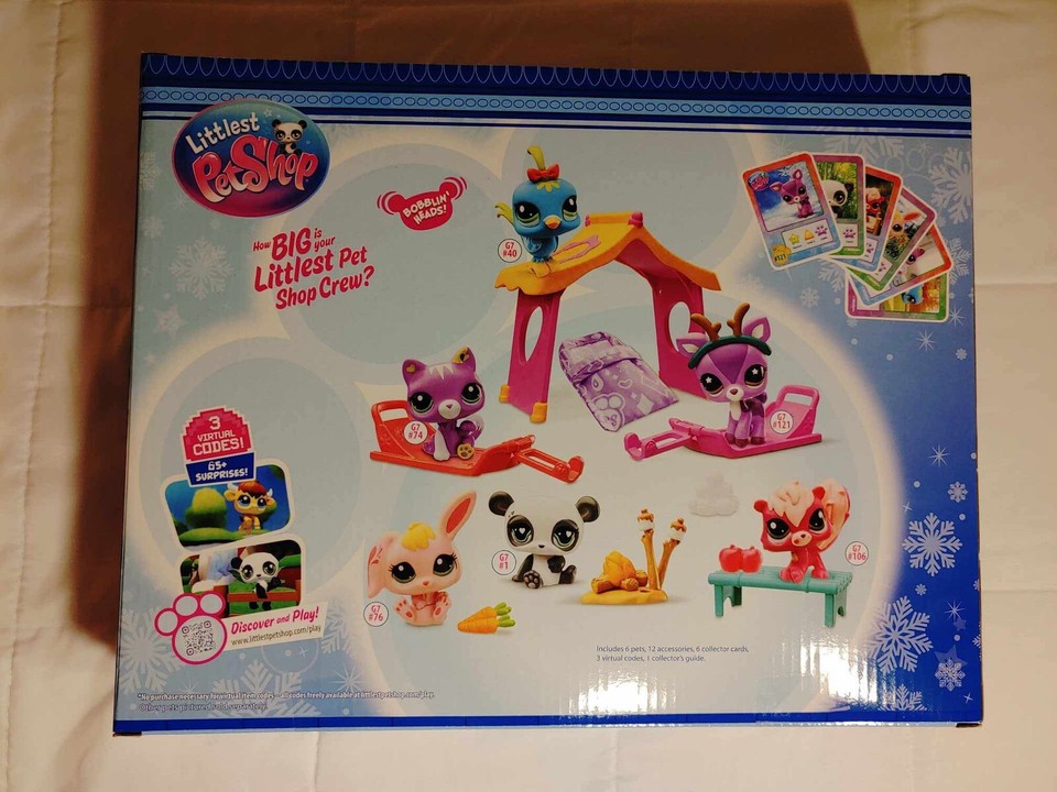 Littlest Pet Shop G7 Winter Wonderland Playback With Exclusive Deer 121 ...