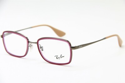 BRAND NEW RAY-BAN RB 6336 2857 VIOLET EYEGLASSES AUTHENTIC RX RB6336 51 ...