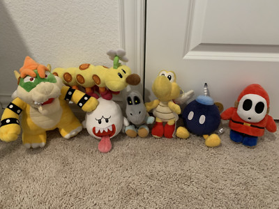 Super Mario Enemies Plush Lot of 7 Sanei Rare | eBay