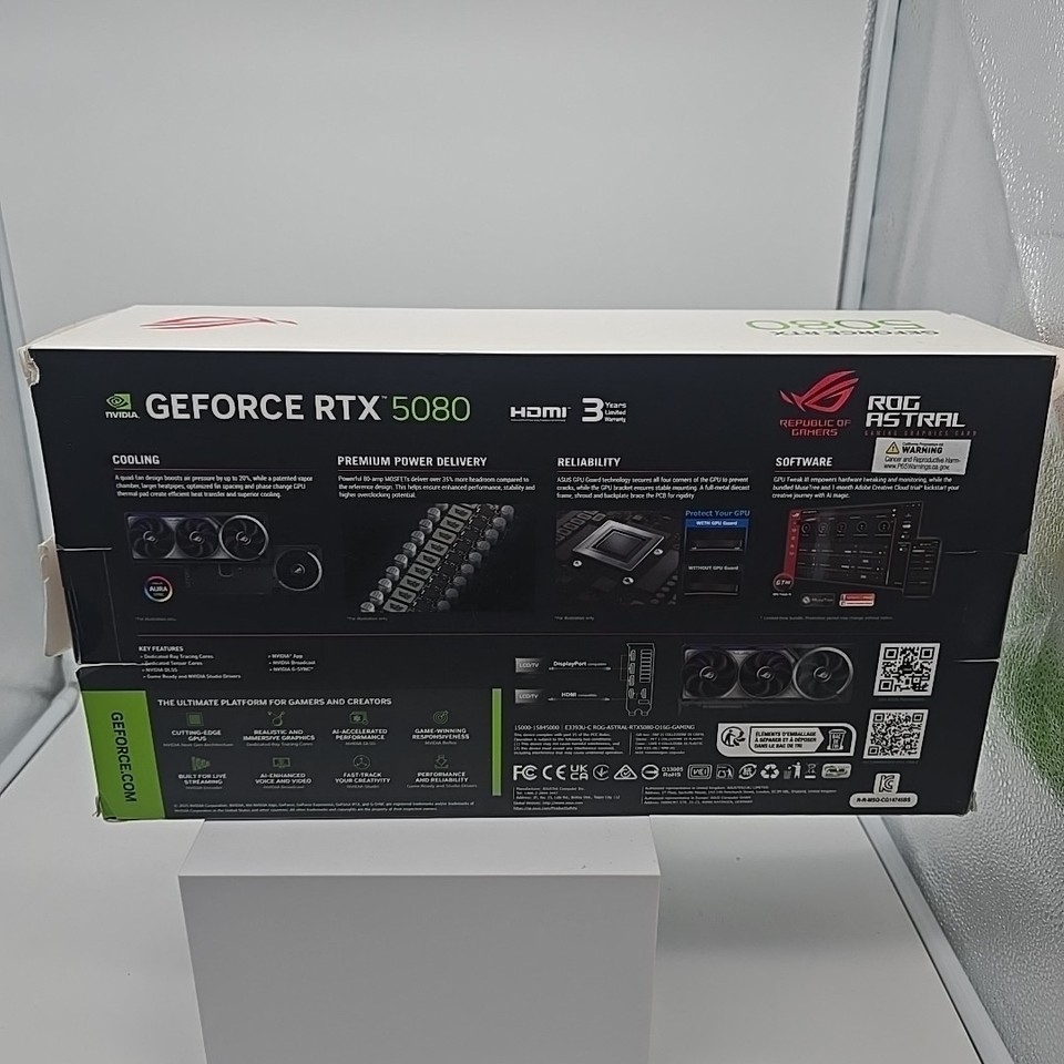 ASUS ROG Astral GeForce RTX 5080 16GB GDDR7 OC Edition | eBay