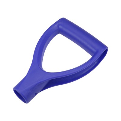 Shovel D Grip Handle, 32mm Inner Dia PVC for Digging Raking Tools Blue ...
