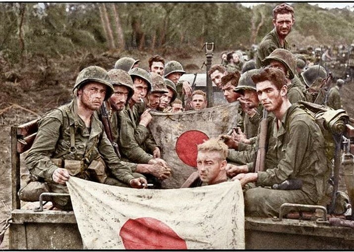 American Soldiers Ww2 Color