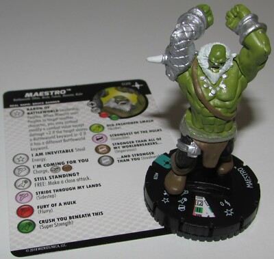 MAESTRO 028 Secret Wars Battleworld Marvel HeroClix | eBay
