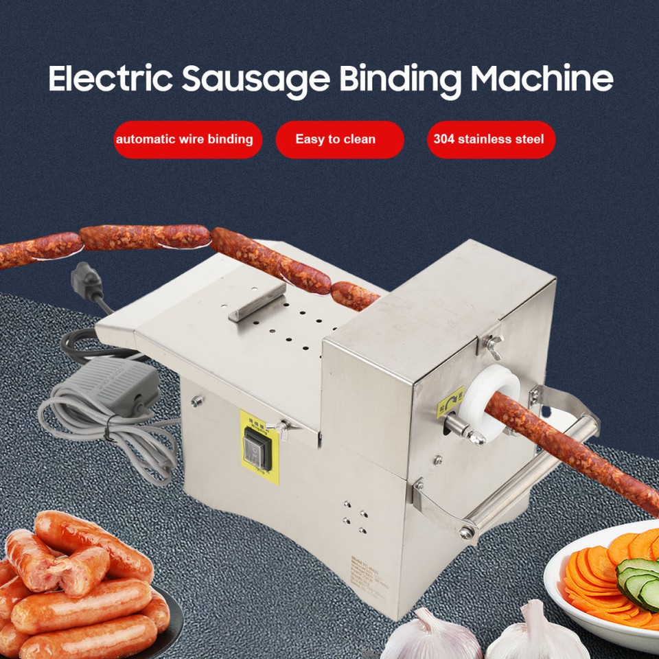 Commercial Sausage Linker Machine Electric Sausage Knotting Machine ...
