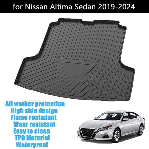 All Weather Cargo Trunk Mats TPO Liners for Nissan Altima Sedan 2019 ...