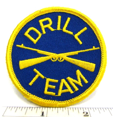 Vintage Rifle Drill Team Jacket Patch ROTC JROTC Armed Forces Military ...