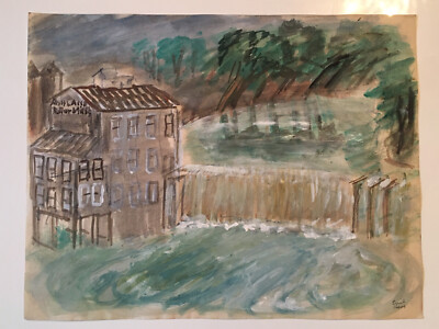 Emil Hess Signed “Ashland Roller Mills” Original Watercolor 8” x 10” | eBay