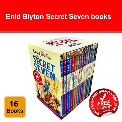 The Secret Seven Complete 16 Books Collection Box Set by Enid Blyton | eBay