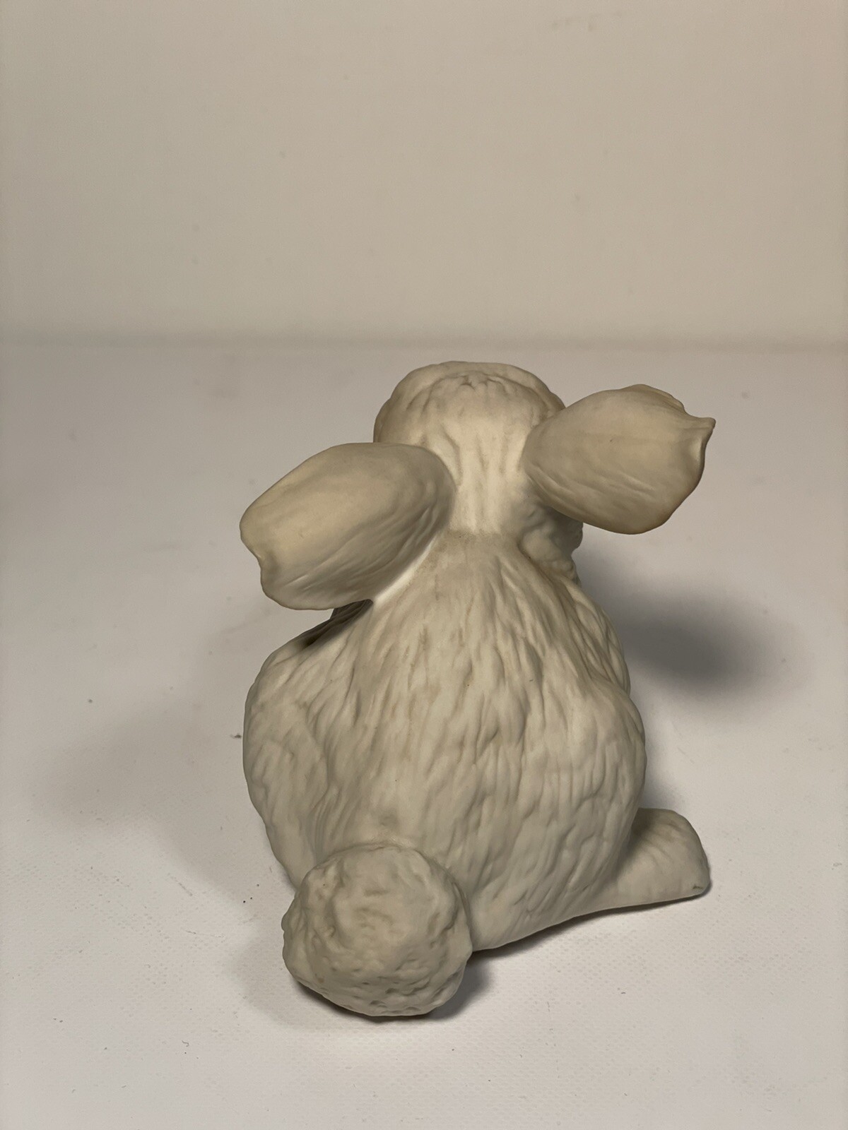 Edward Marshall Boehm “Rabbit at Rest” Porcelain White Rabbit Bunny ...