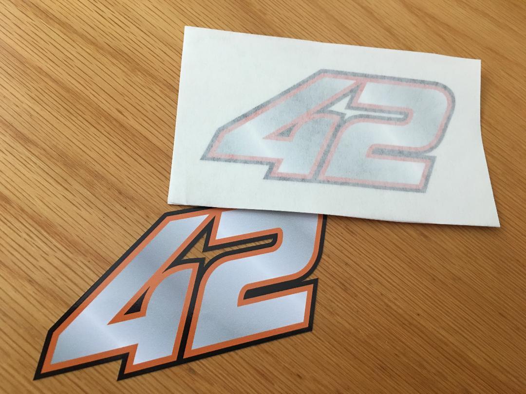 Álex Rins Race Number 42 (Small Pair) | eBay UK