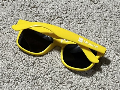 Microsoft Yellow Employee Promotional Sunglasses Promo Unisex - ULTRA ...