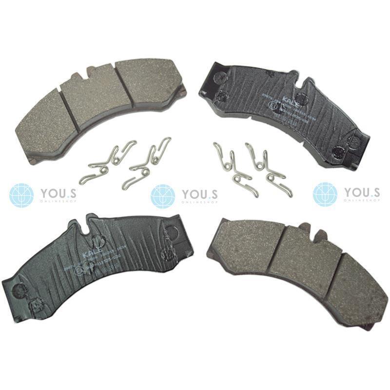Kale Brake Pads Rear / Front For Mercedes-Benz Vario Van/Combination ...