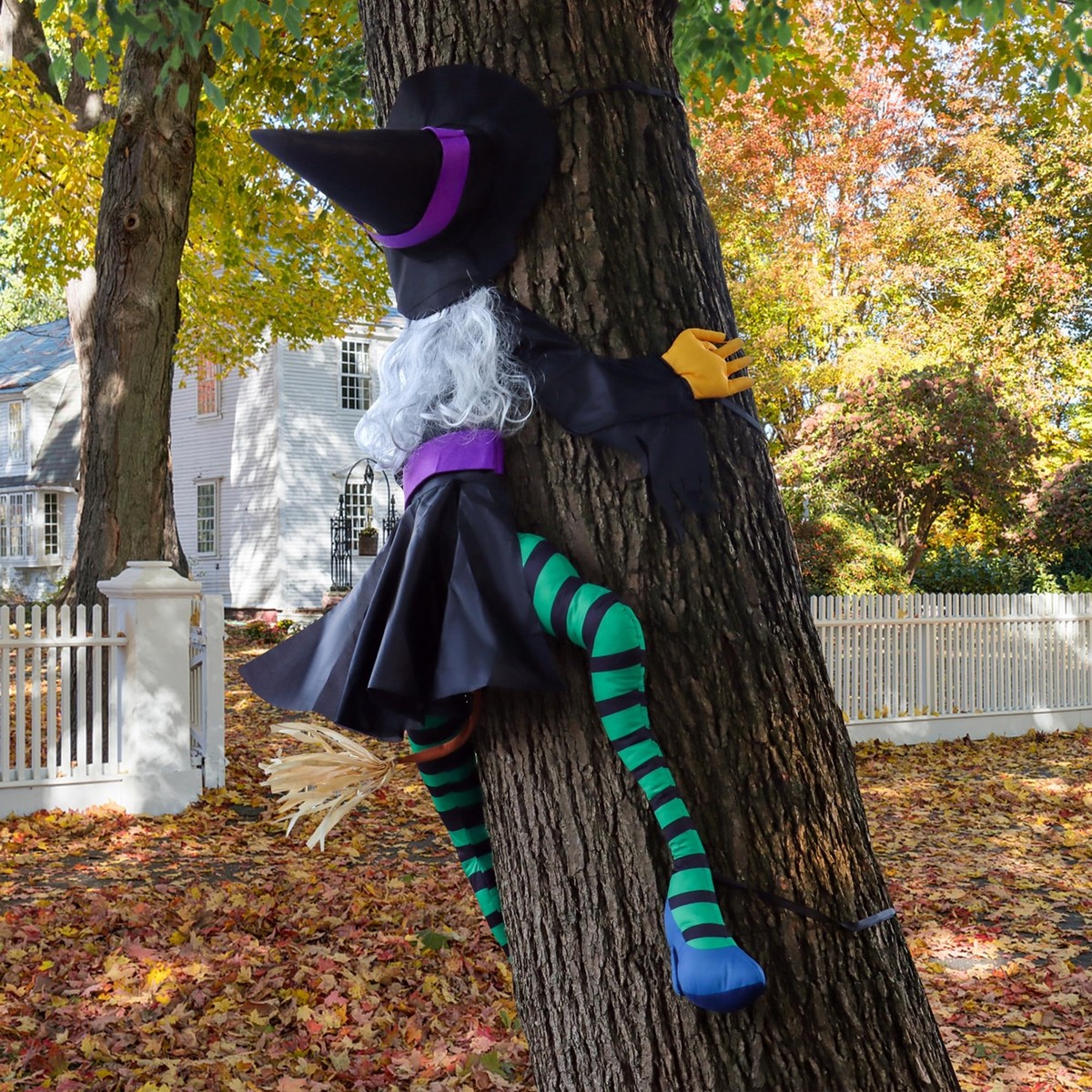 Wire Witch Yard Decoration