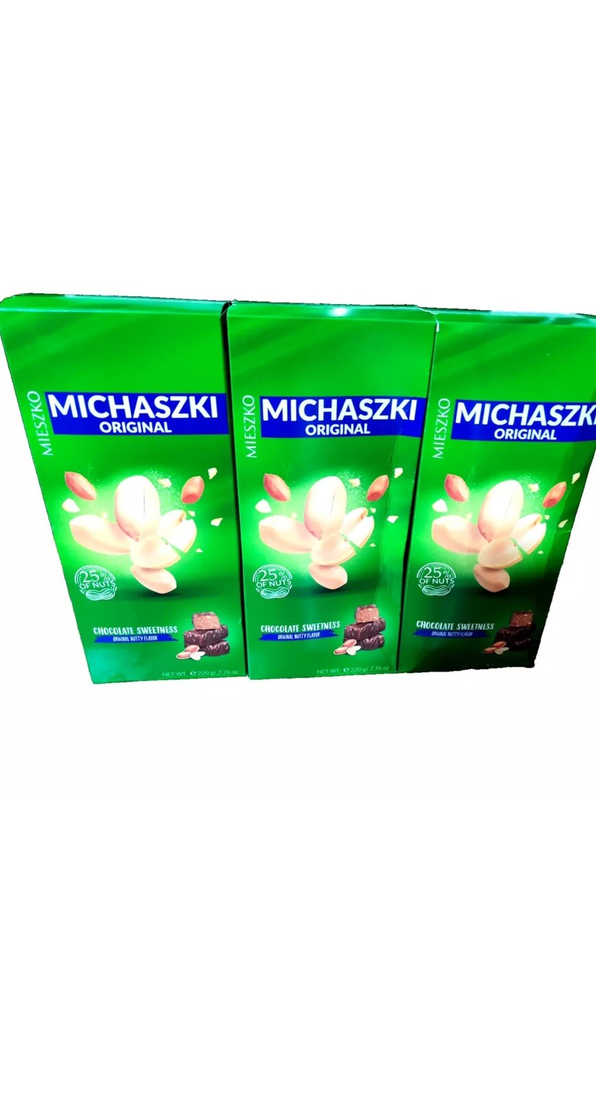 3 X Mieszko Michaszki Original Czekoladowa Michalki Polish Chocolate 25 ...