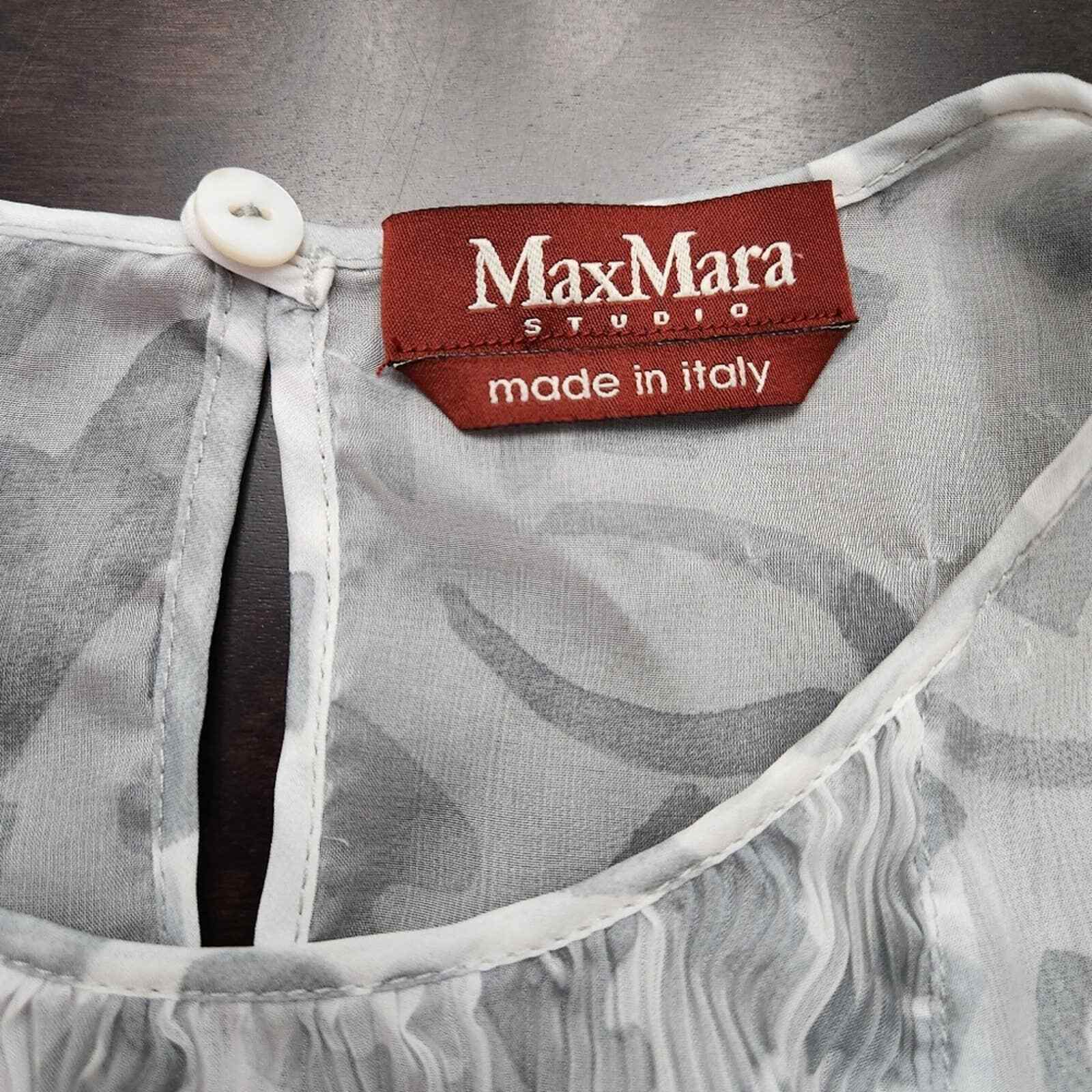 MaxMara Studios Pleated Sheer Tank - Gem