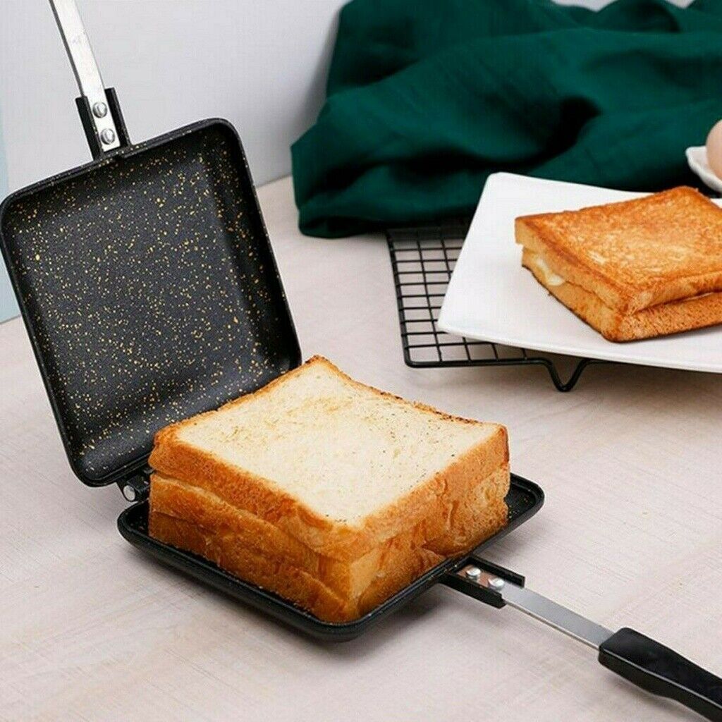 Sandwich Toastie Maker Toaster Machine Breakfast Non-stick Camping ...