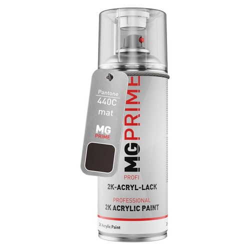 Pantone 440C Grey mat acrylique bombe aérosol 2C 400ml séchage rapide ...