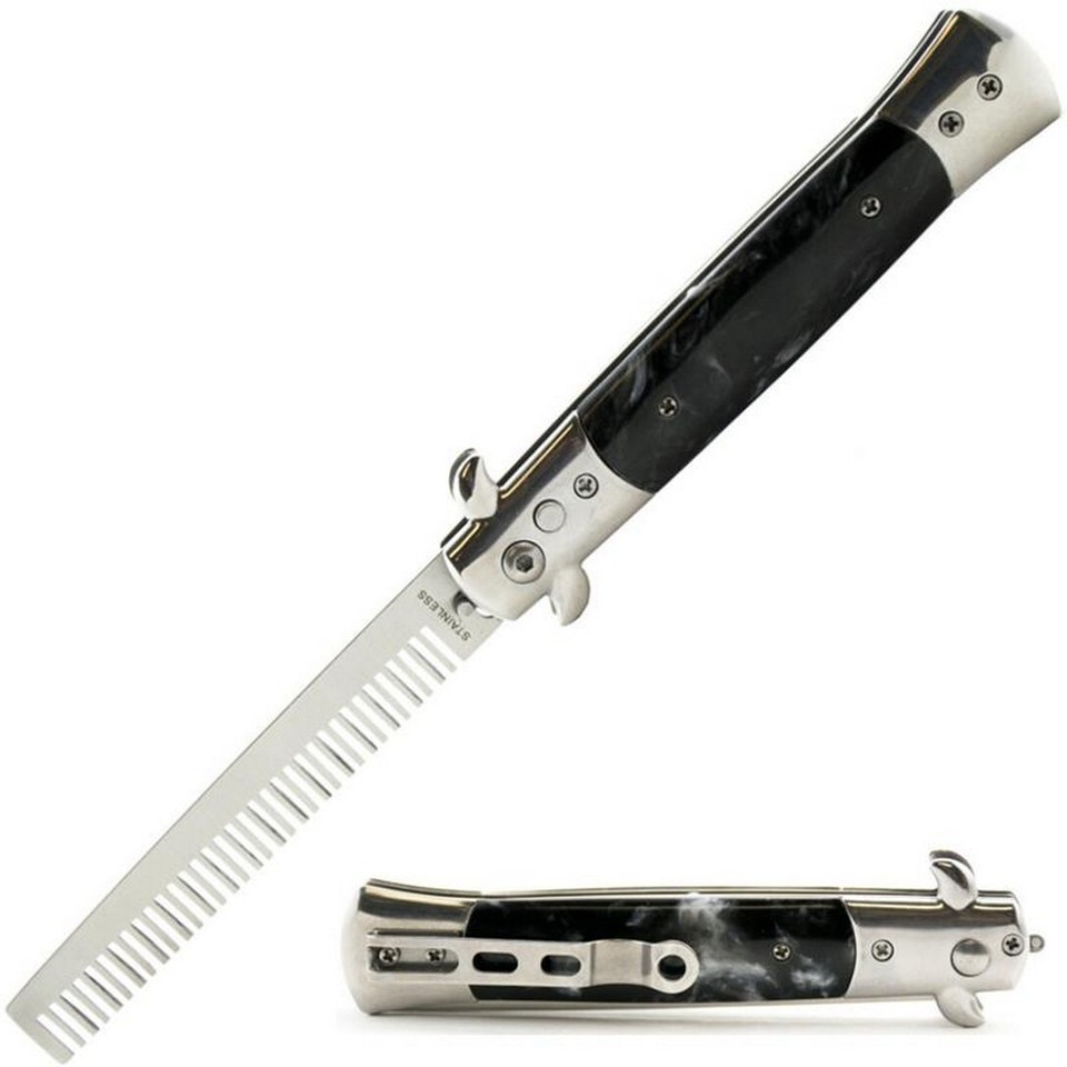 AUTHENTIC - SWITCHBLADE COMB Vintage Style Automatic Stiletto Switch ...