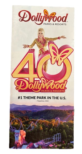 Dollywood 40th Anniversary 2025 Pamphlet Brochure | eBay
