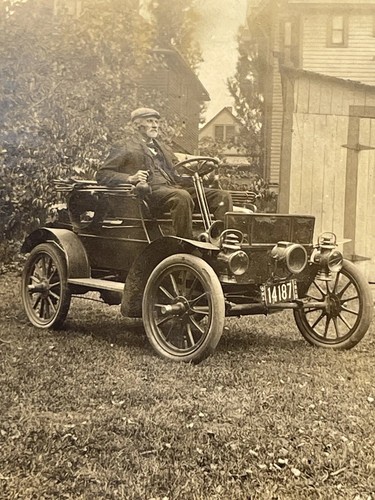 Antique Photo Cabinet 1910 Bailey electric Victoria Phaeton Outdoors W/driver | eBay