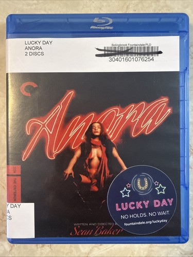 Anora (Blu-ray, 2024) Criterion Collection Ex-Library Palme d’Or Drama ...