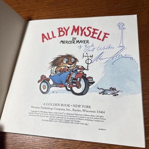 All By Myself by Mercer Mayer - Signed 1996 Softcover Little Critter ...