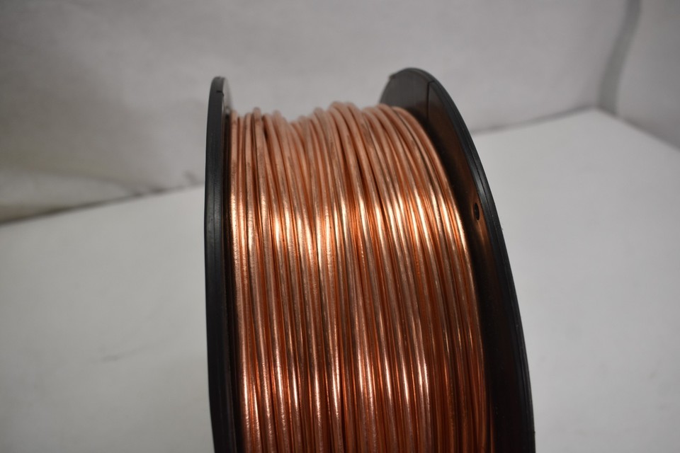 Nehring 315 Ft. Copper Ground Wire Solid Bare (6 Gauge) 6 AWG, (25 lbs ...