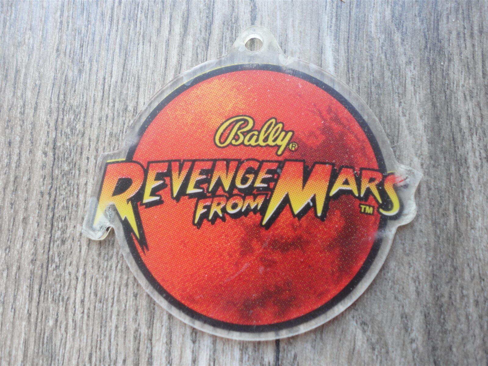 Revenge From Mars Pinball Machine Plastic Key Chain | eBay