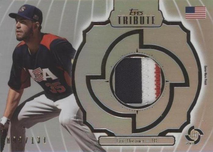 2013 Topps Tribute WBC - Prime Patches Eric Hosmer #WPP-EH /131 (MEM ...