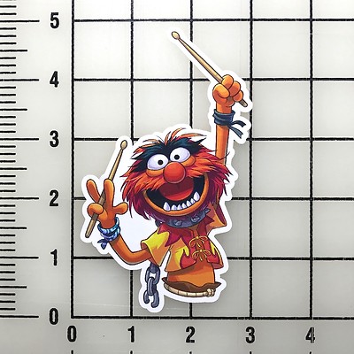 Muppets Animal 5" Tall Vinyl Decal Sticker BOGO | eBay