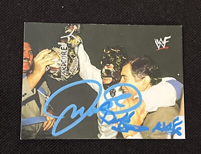 MANKIND & JERRY BRISCO 2000 COMIC IMAGES NO MERCY SIGNED AUTOGRAPHED ...