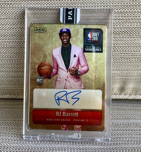 RJ Barrett Panini Instant Draft Night Signature 13/25 Autographed | eBay
